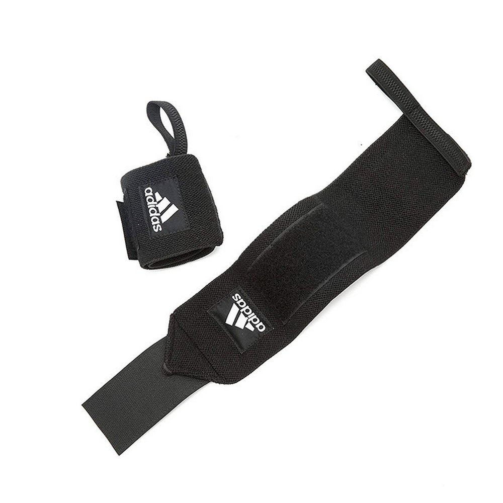 Adidas ADAC-13100 Strength Wrist Wraps (Black) - JB Sports