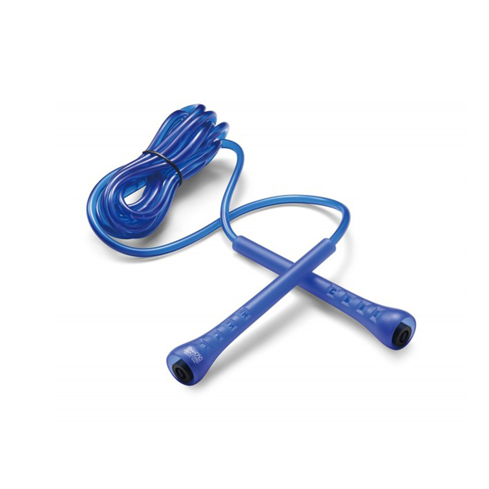 Body Sculpture BK-202BL-TQ Leather Skip Rope With Weights - JB Sports