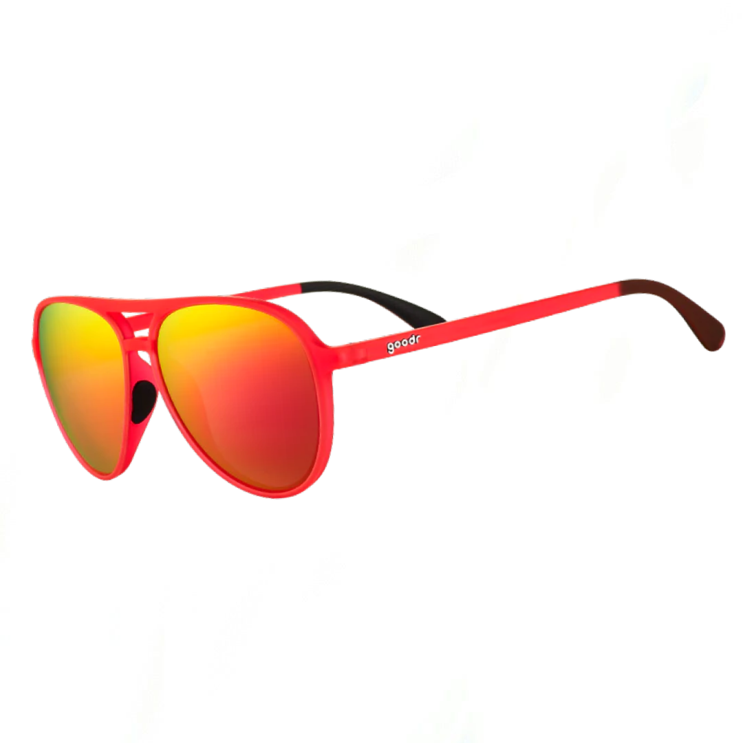 Goodr Captain Blunt's Red-Eye Sunglasses - JB Sports