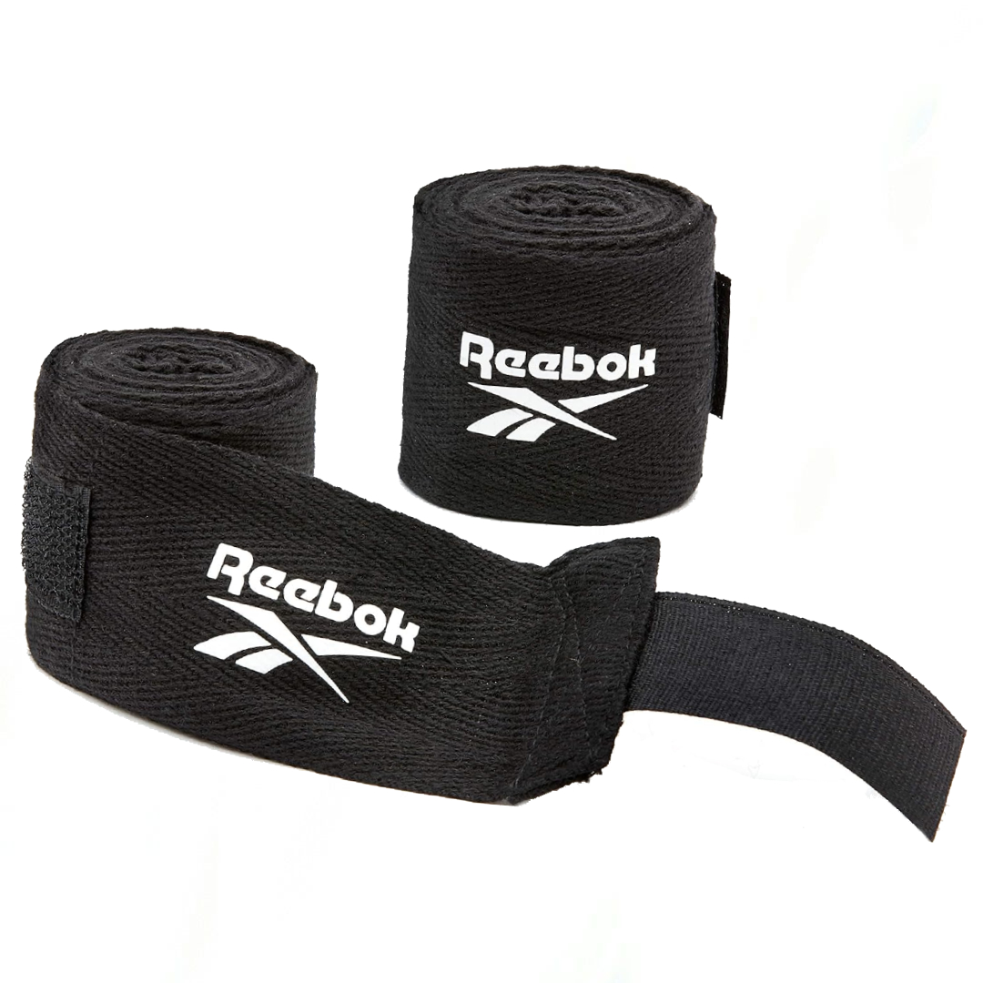 Reebok RSCB-12005BK Hand Wraps 2.5m (Black) - JB Sports