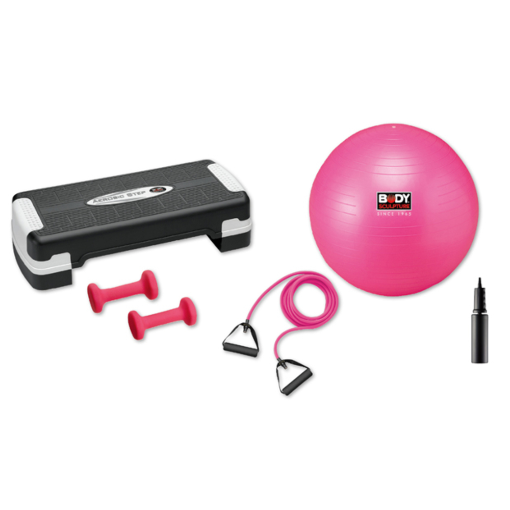 Body Sculpture BB-5510-GPK Gym Set (Pink) - JB Sports
