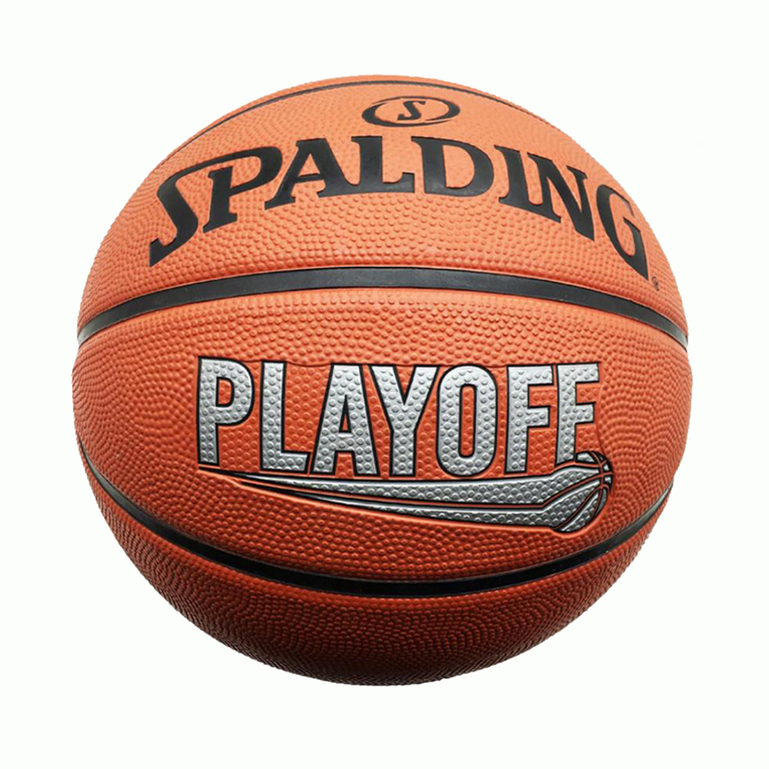 Spalding Playoff Outdoor Rubber Basketball (Size 7) - JB Sports